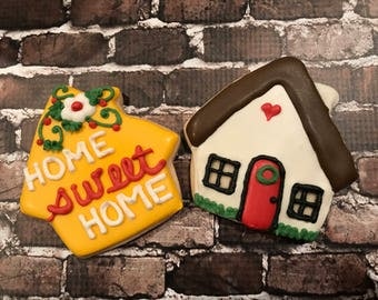 House warming/ open house sugar cookies for a tray