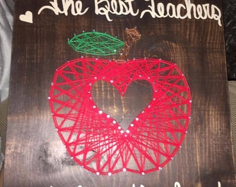 Apple string art | Etsy