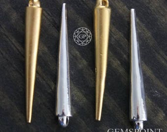 Sterling Silver Long Skinny Thin Needle Silver Extra Long