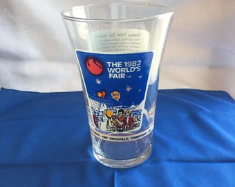 Worlds fair glass | Etsy