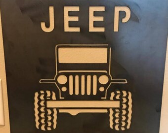 Jeep metal sign | Etsy