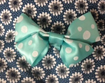 76Non Pierced Cute Bow Ear Cuff with Pearl