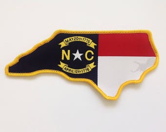 North carolina flag | Etsy