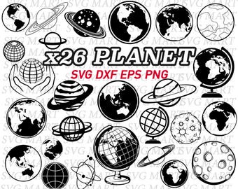 Planet stencils | Etsy