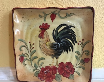 Chicken plates | Etsy