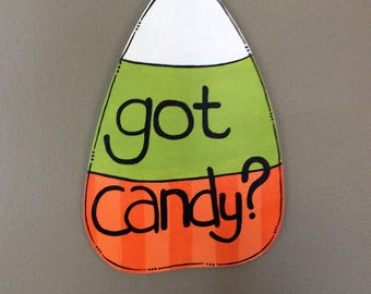 Candy corn sign | Etsy