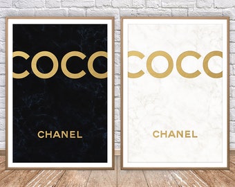 Coco chanel poster | Etsy