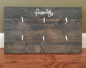 Clothespin frame | Etsy