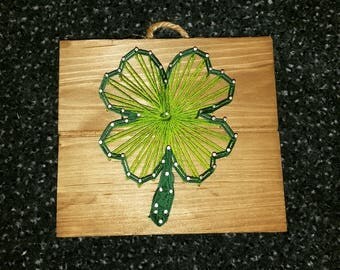Four leaf clover art | Etsy