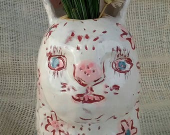 Rabbit vase | Etsy