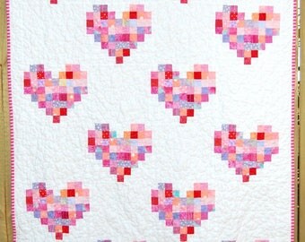 Baby girl quilt | Etsy