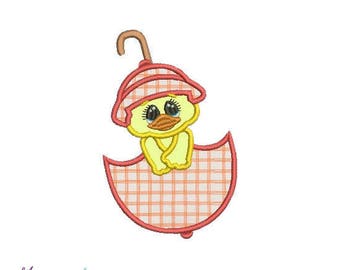 Rainy Day Duck Craft Template