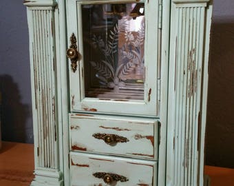 Rustic jewelry box | Etsy