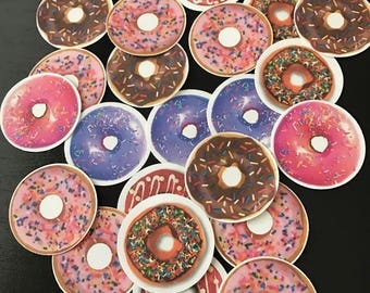 Donut labels | Etsy