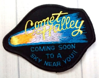 Vintage Comet Halley Space Patch