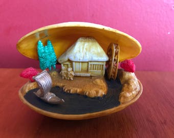 Asian shell art | Etsy