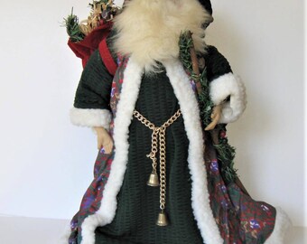 Santa tree topper | Etsy