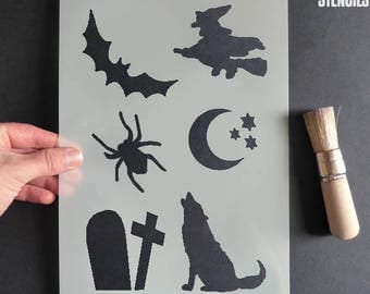 Halloween stencils | Etsy