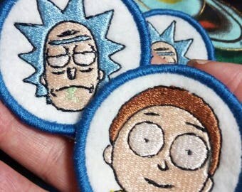Rick and morty patch | Etsy
