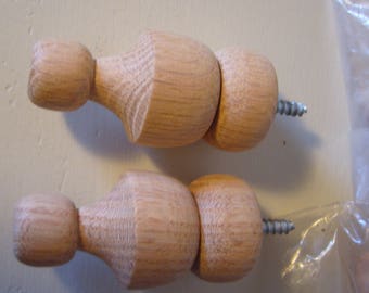 Wood finials | Etsy