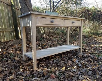 Rustic console table | Etsy