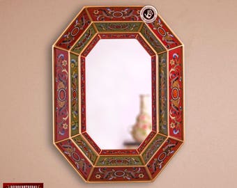 Hand painted mirror | Etsy