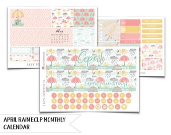 April calendar | Etsy