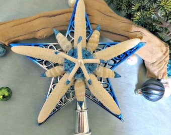 Starfish tree topper | Etsy