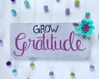 Gratitude sign | Etsy