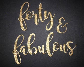 Fabulous forty | Etsy