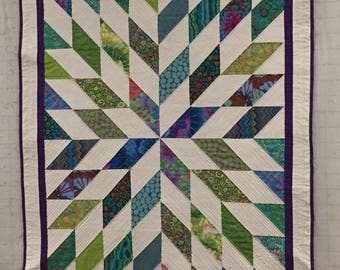 Starburst quilt | Etsy