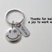 Smiley Face Keychain Employee Appreciation Gift Volunteer
