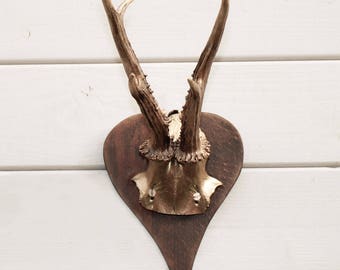 Deer antlers heart | Etsy