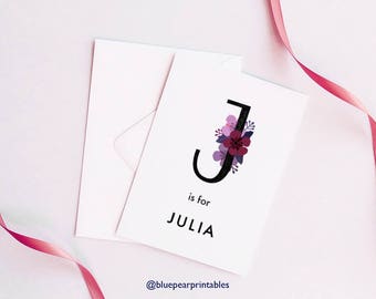 Julia name art | Etsy