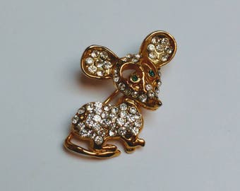 Rhinestone mouse | Etsy