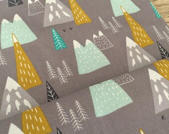 Mountain fabric | Etsy