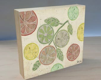 Citrus painting | Etsy