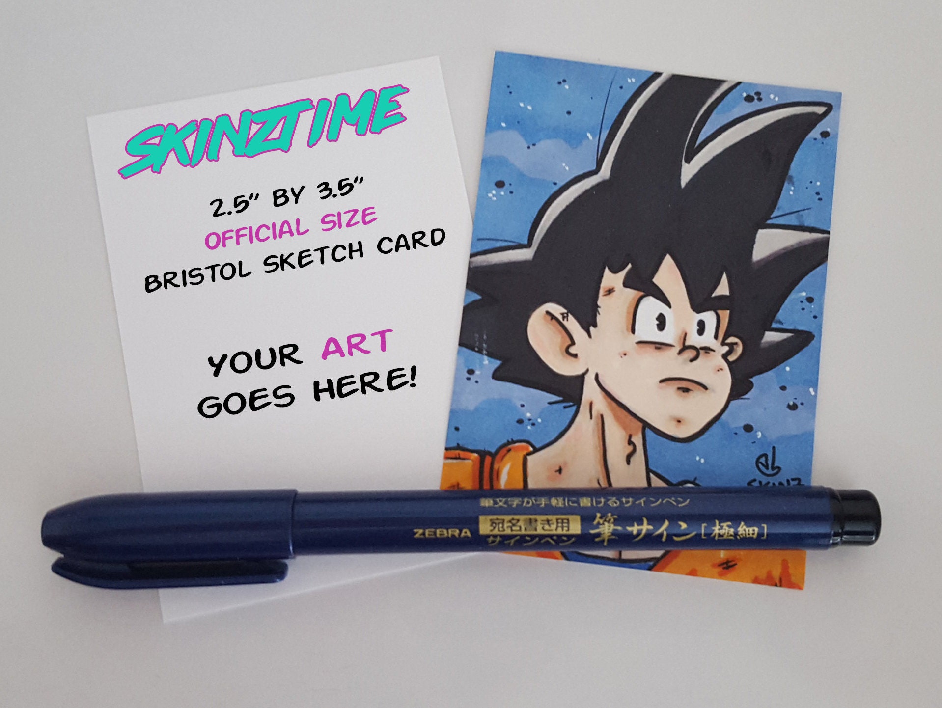 Original Sketch Card Official Size Artist Trading Card ATC