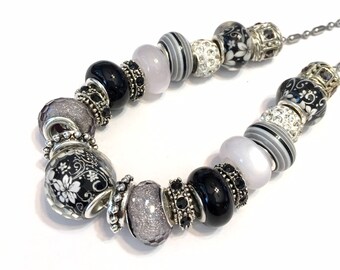 Pandora style beads | Etsy