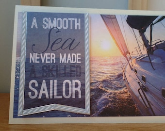 Sailor card | Etsy