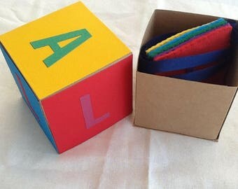 Abc blocks | Etsy