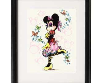 Minnie mouse print | Etsy