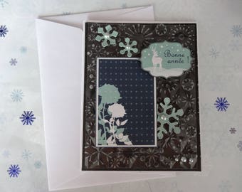 Happy new year card | Etsy