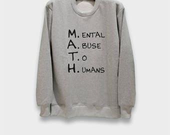 Math sweater | Etsy