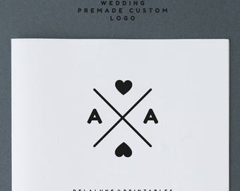 Wedding logo design | Etsy