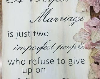 Marriage quote | Etsy