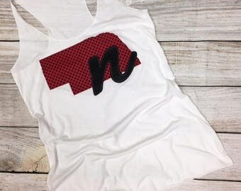 Nebraska Stocking Hat and Diaper Cover Outfit Newborn to 12