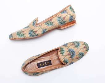 Needlepoint shoes | Etsy