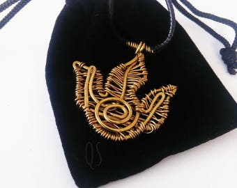 Fire nation necklace | Etsy