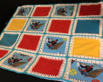 Thomas the train blanket | Etsy